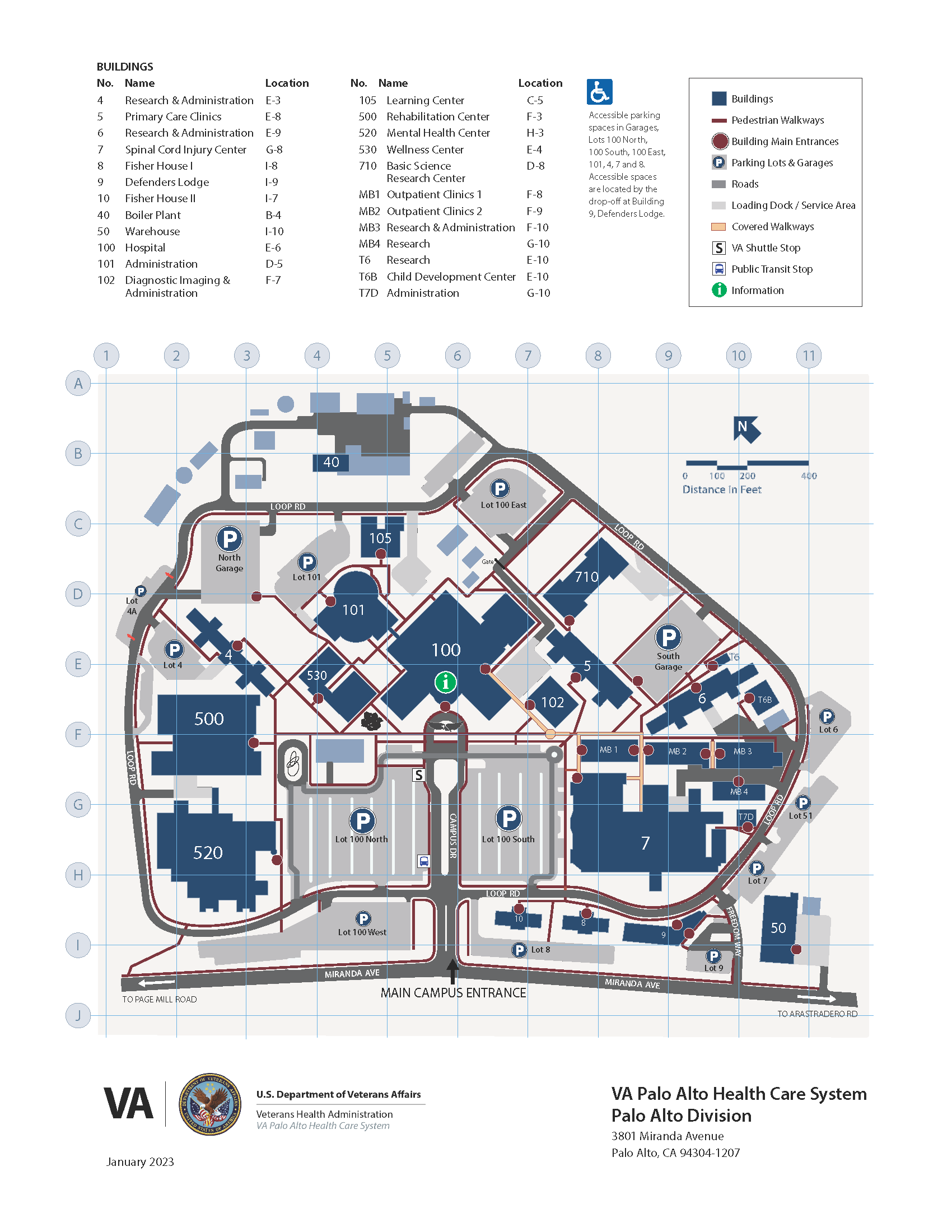 Campus Map | VA Palo Alto Health Care | Veterans Affairs Campus Map | VA Palo Alto Health Care | Veterans Affairs